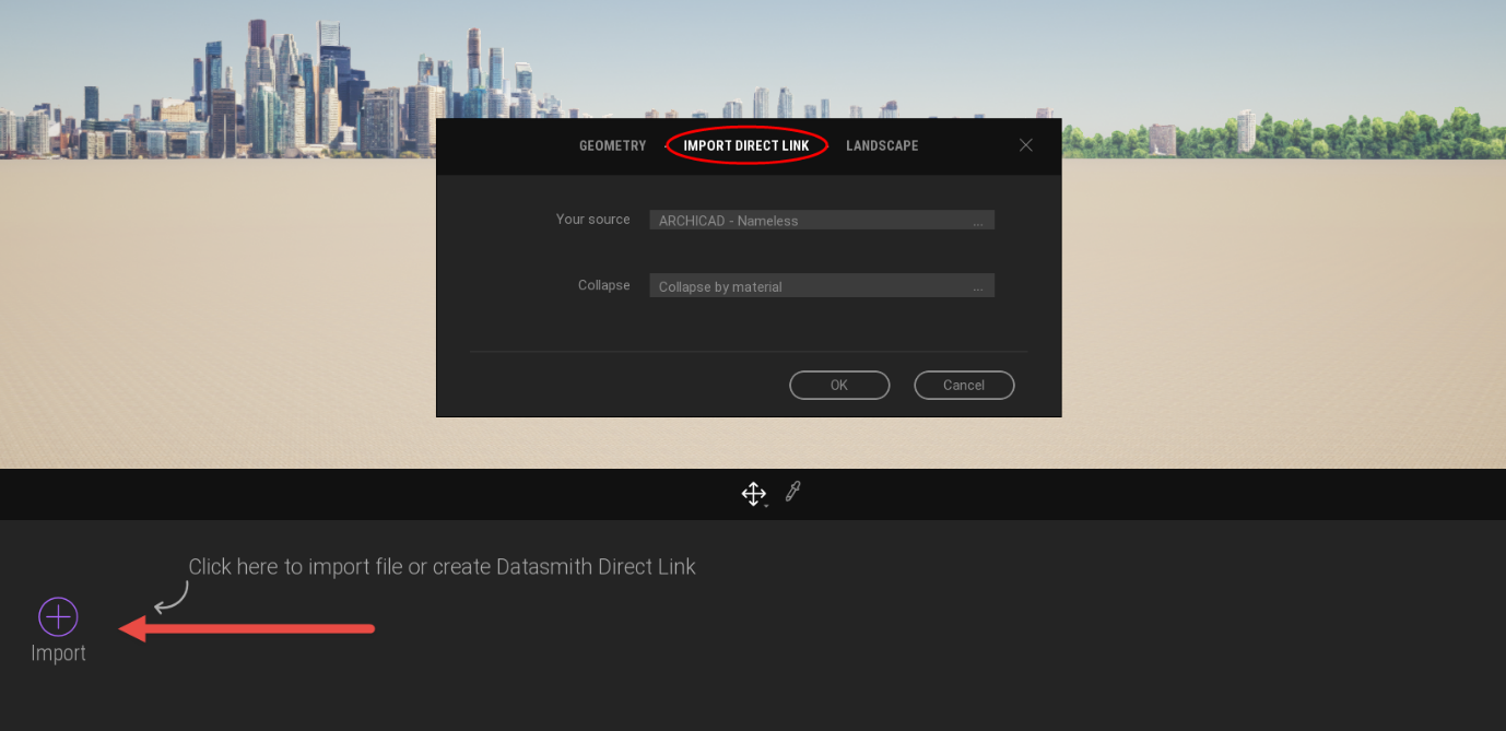 Datasmith Exporter for direktekobling mellom Twinmotion og Archicad