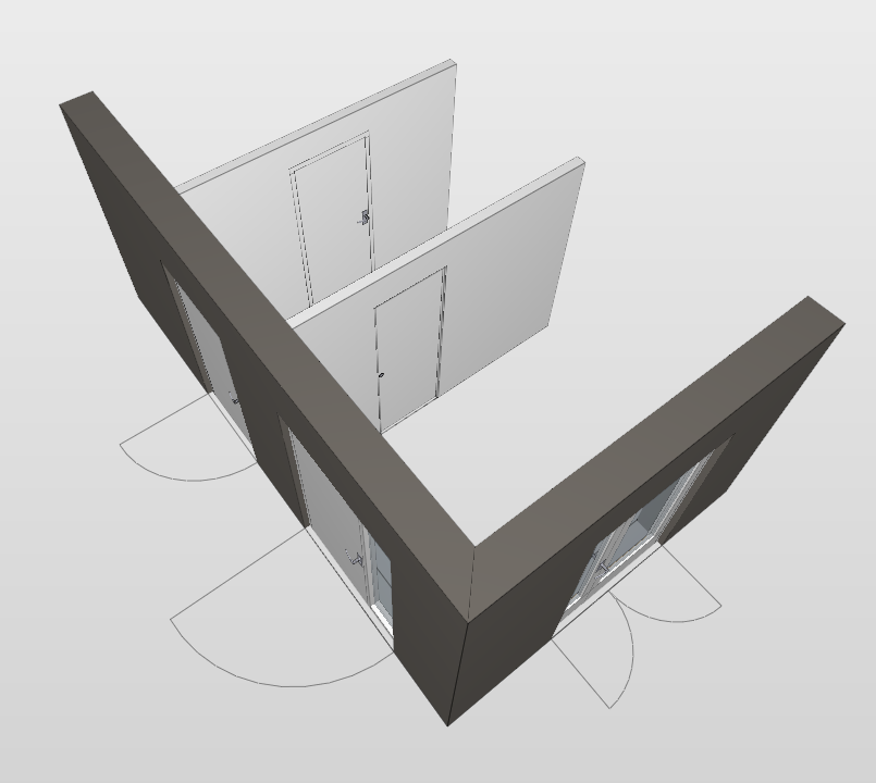 IFC og 2D-symboler på dører