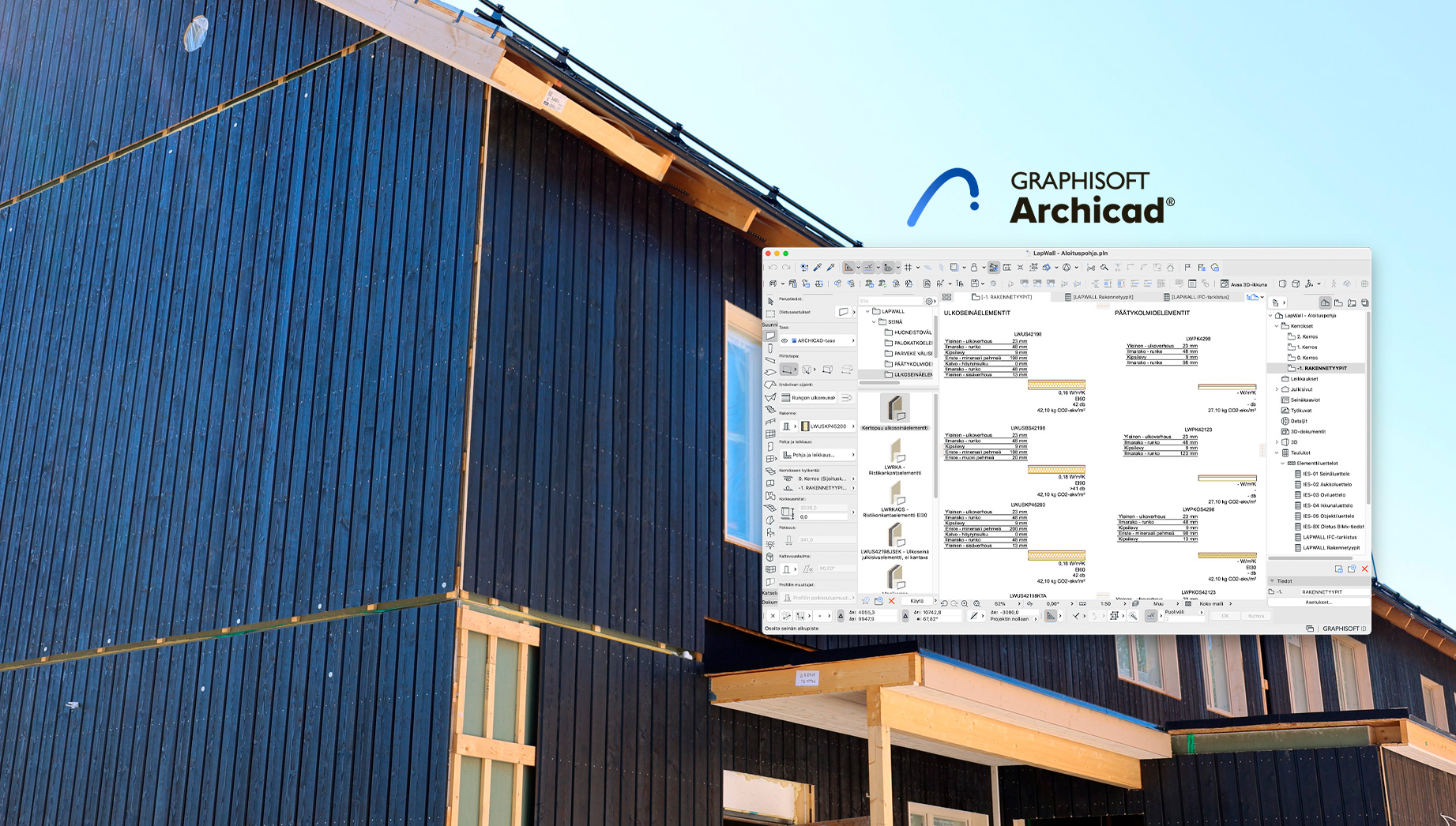 Uutinen: LapWall Archicad-aloituspohja julkaistu